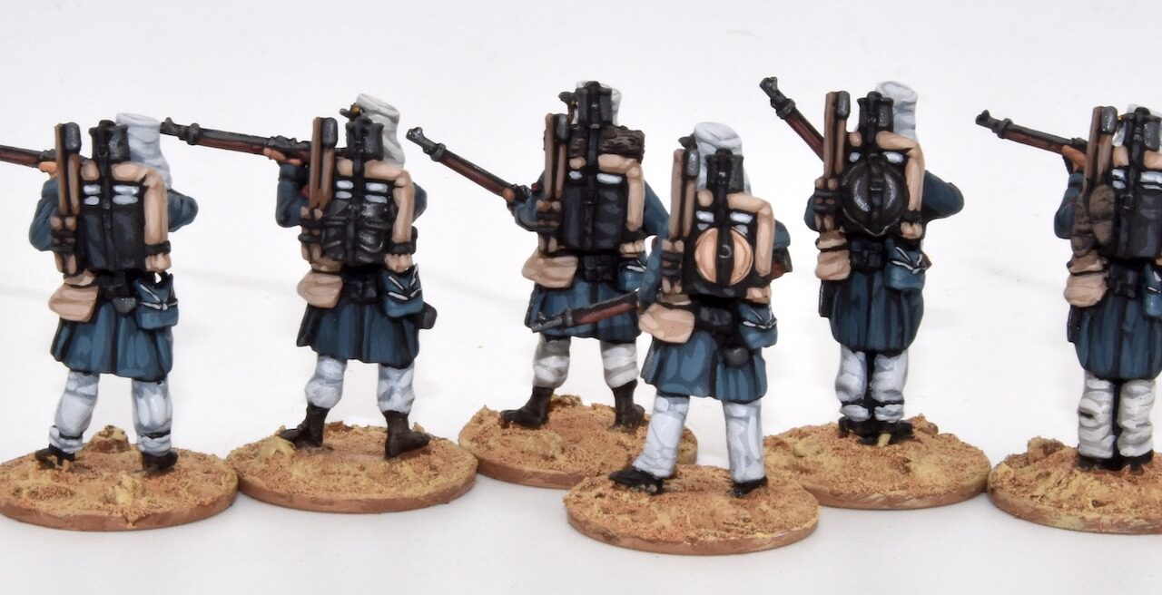 How to paint French Foreign Legion miniatures in 28 mm